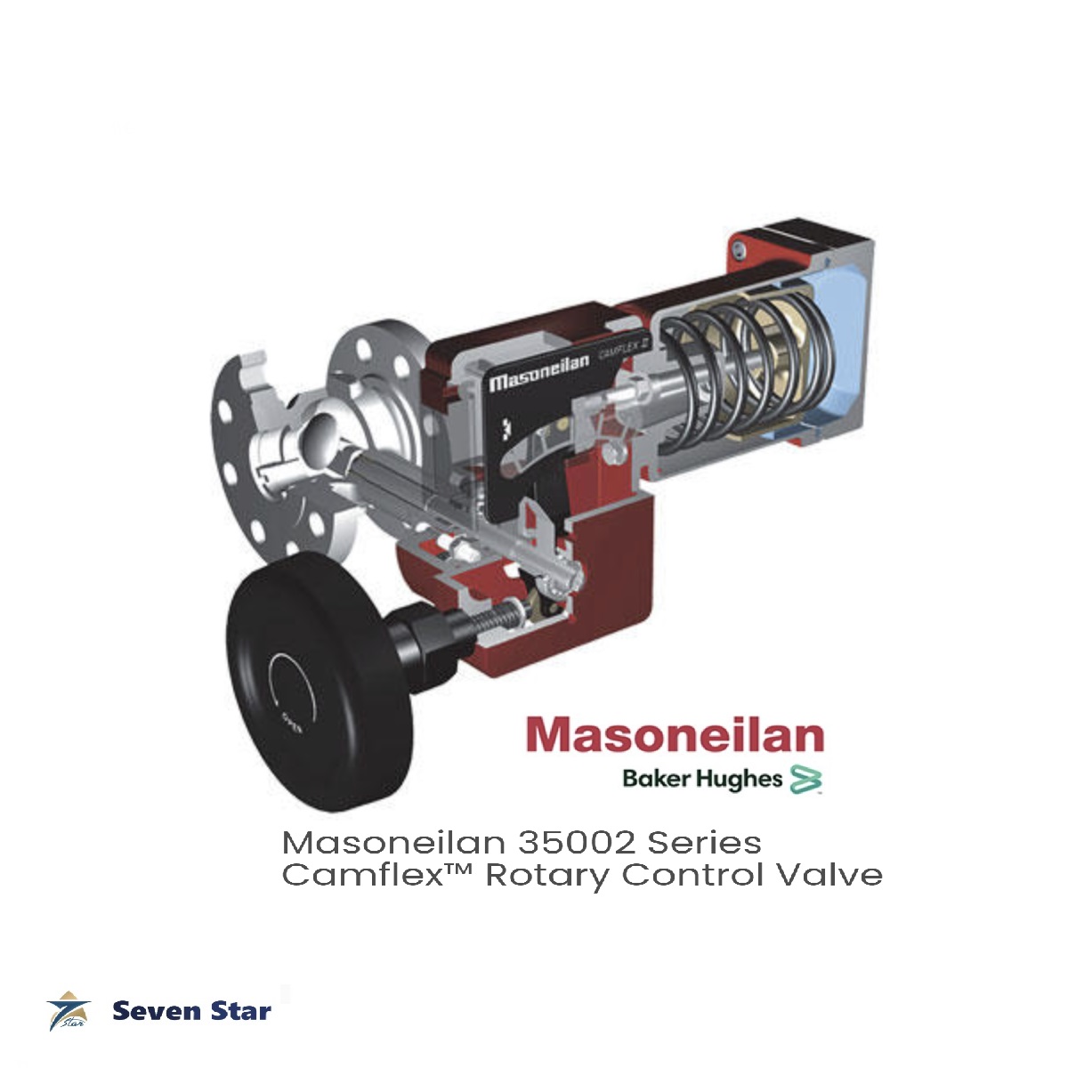 Masoneilan 35002 Series Camflex™ Rotary Control Valve - Seven Star L.L.C